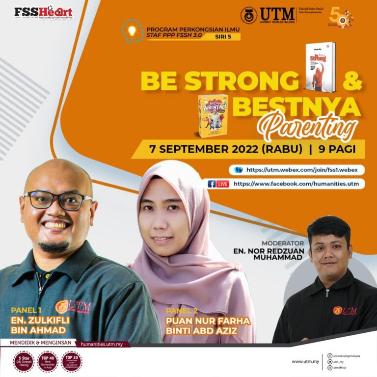 Perkongsian Ilmu & Ulasan Buku Staf PPP FSSH 3.0 Siri 5 : Be Strong Dan Bestnya Parenting ...