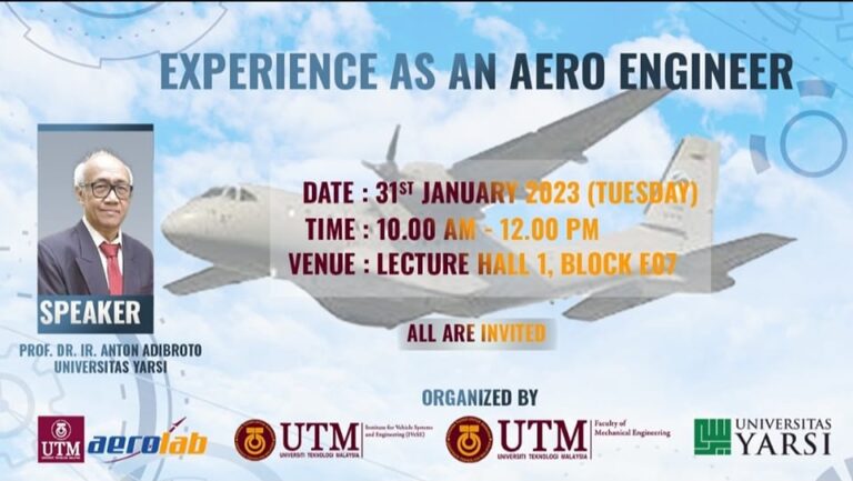 Experience As An Aero Engineer – Calendar & Events