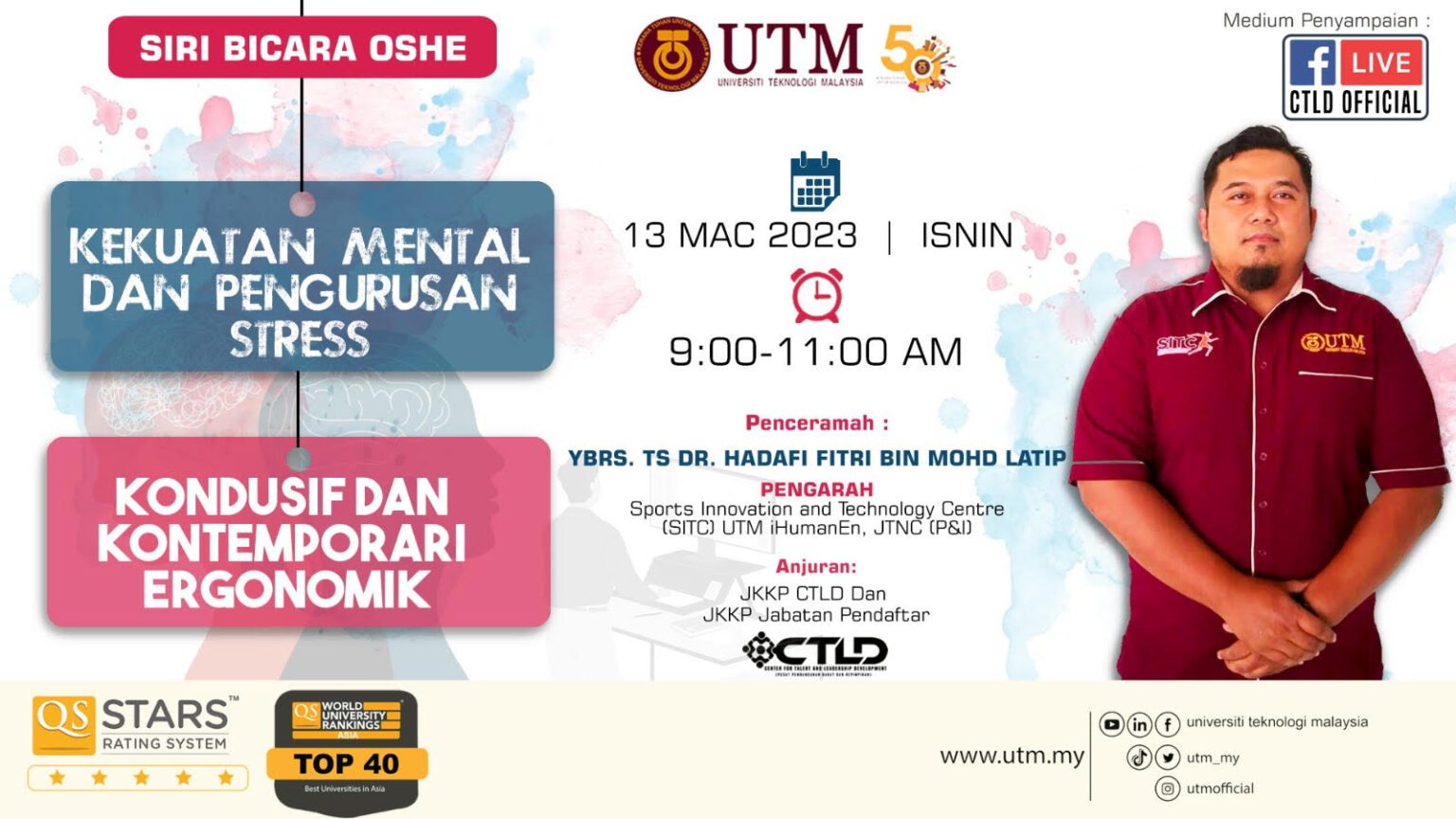 Siri Bicara OSHE – Calendar & Events