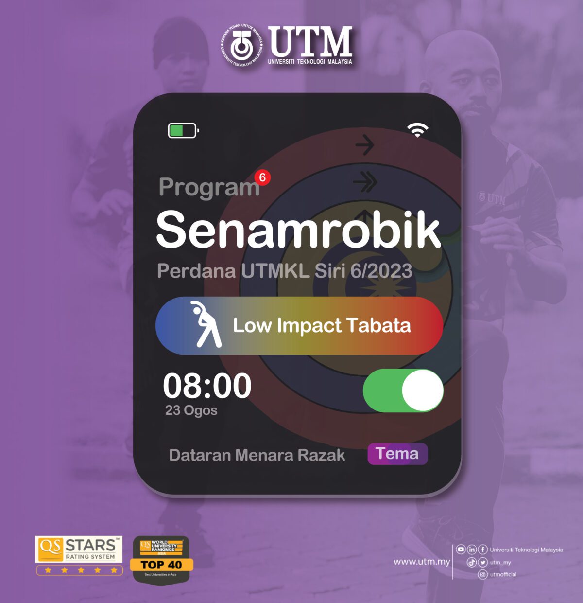 Senamrobik Siri 6/2023 – Calendar & Events