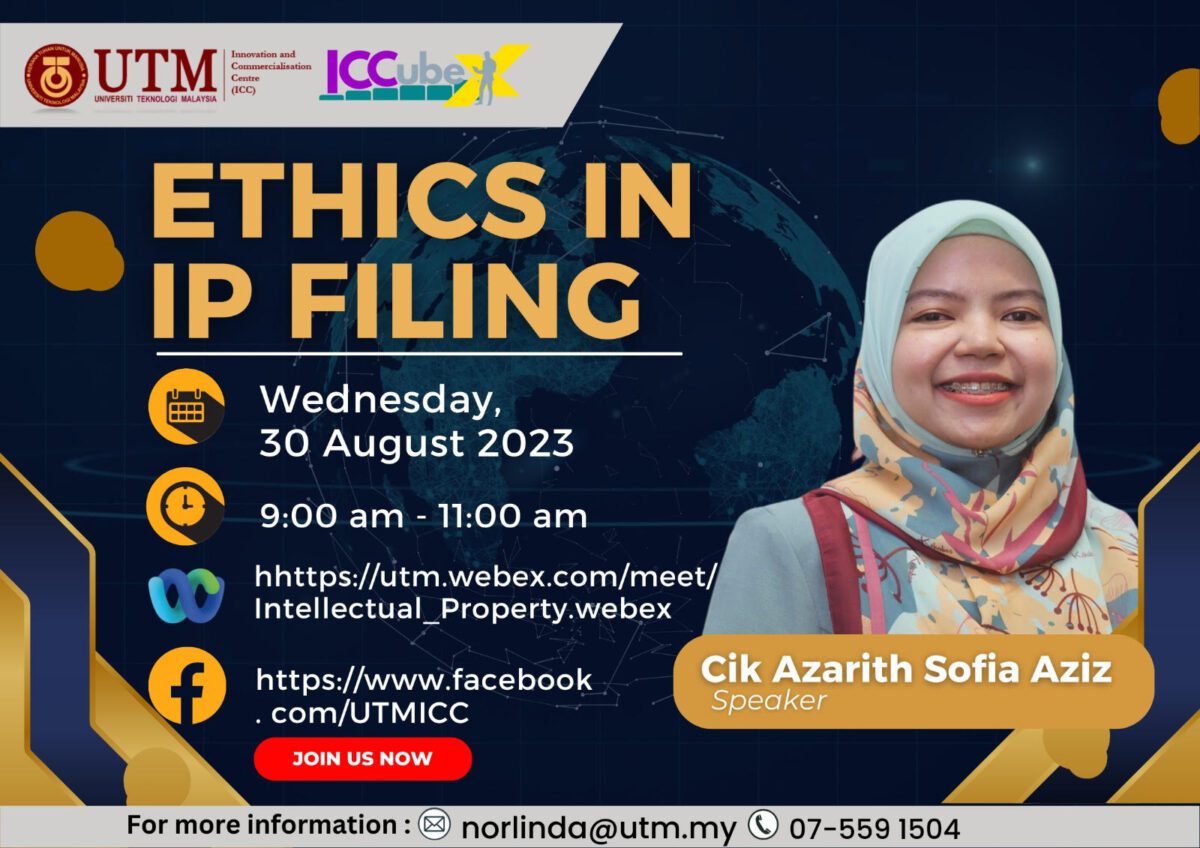 Ethics in Intellectual Property (IP) Filing – Calendar & Events