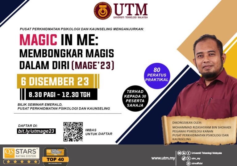 Magic In Me: Membongkar Magis Dalam Diri – Calendar & Events