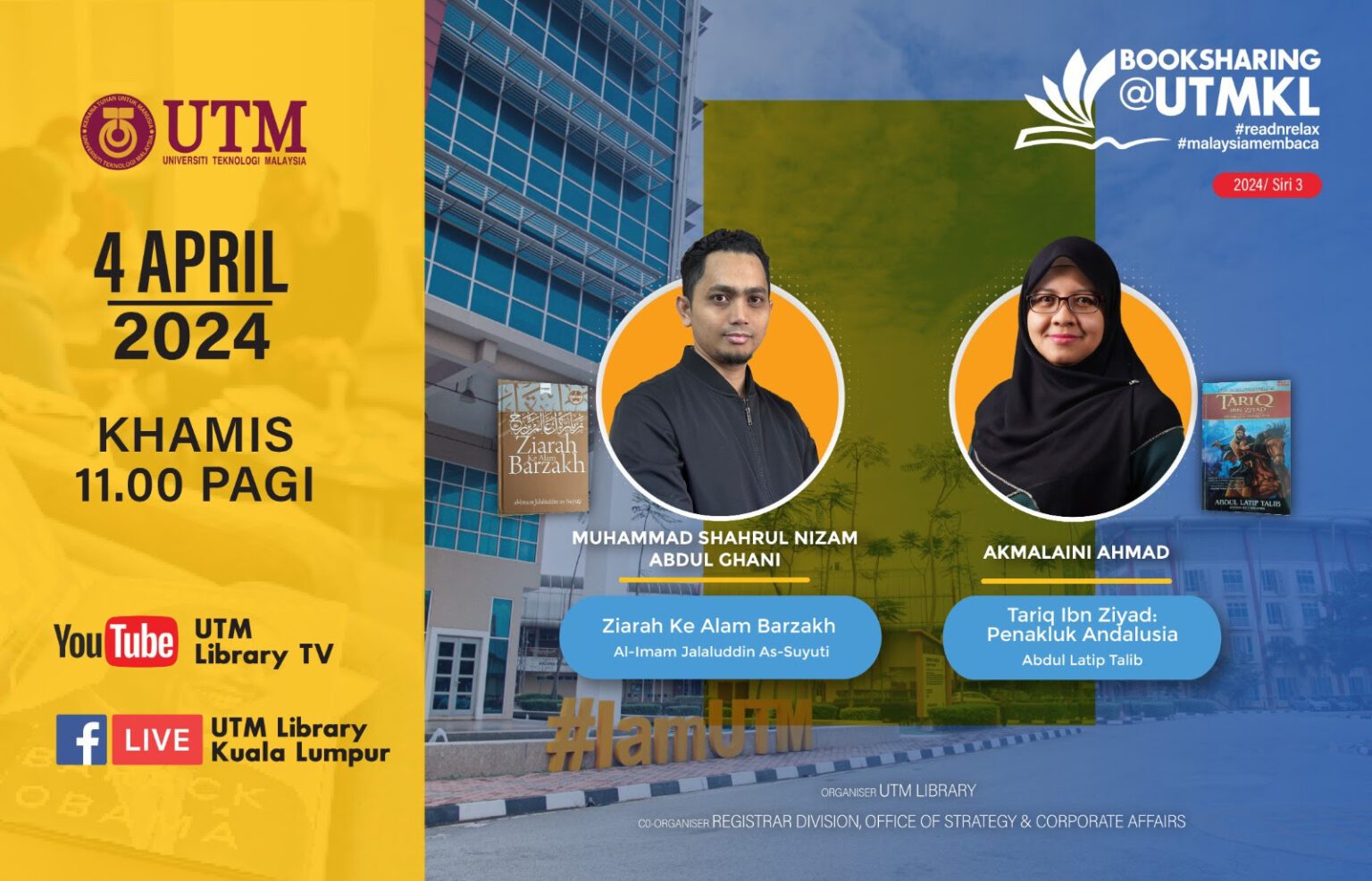 Book Sharing@UTMKL – Calendar & Events