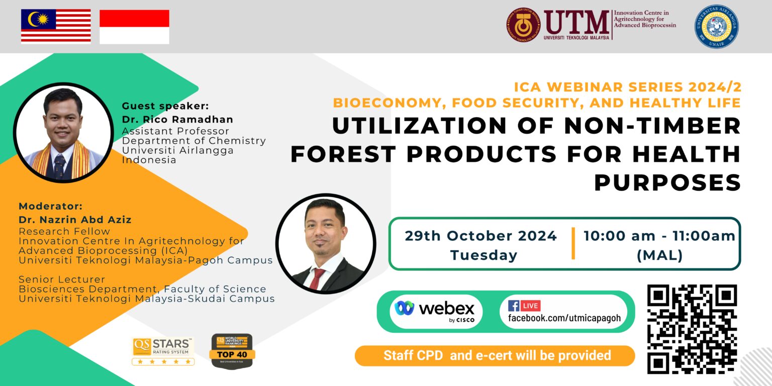 ICA Webinar Series 2024-2025/2 : Utilization of Non-Timber Forest ...