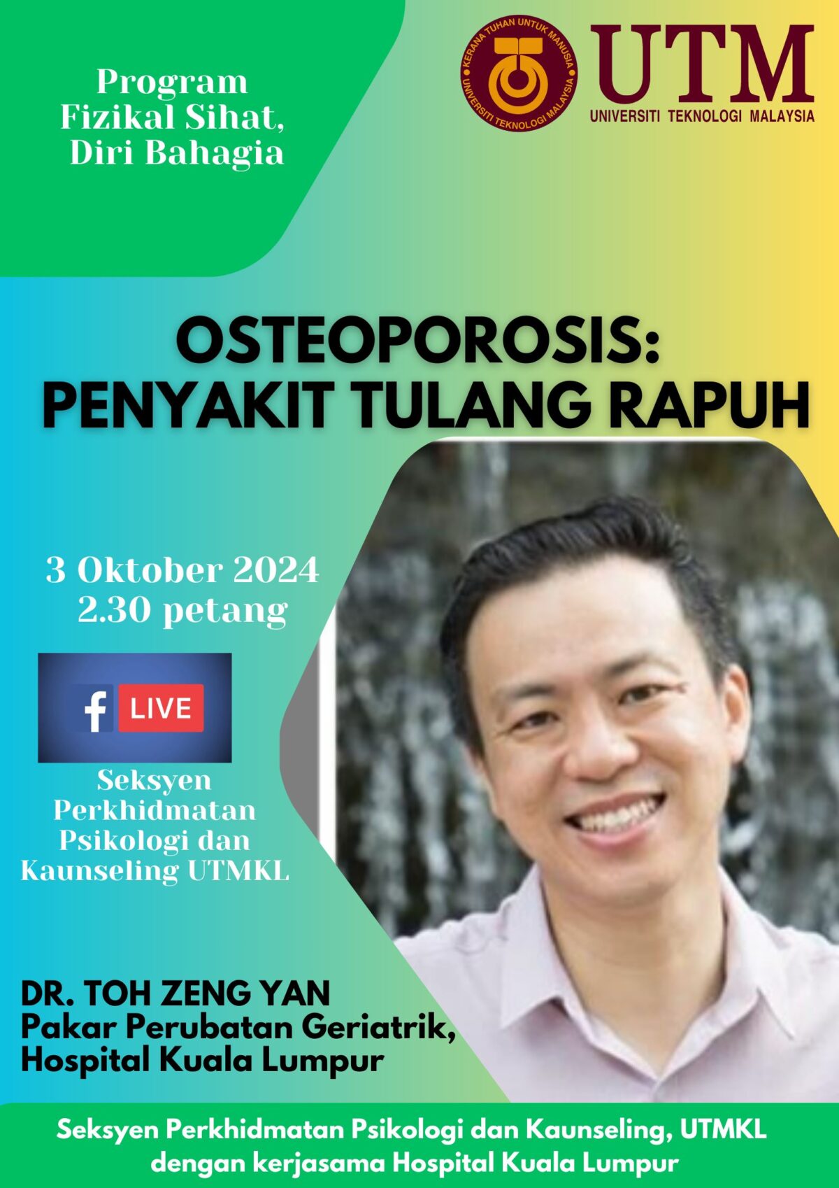 Program Fizikal Sihat : Osteoporosis : Penyakit Tulang Rapuh – Calendar ...