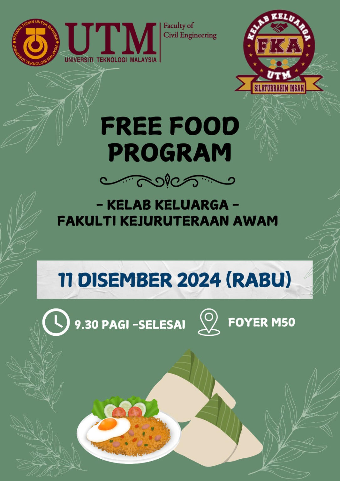 Free Food oleh FKA – Calendar & Events