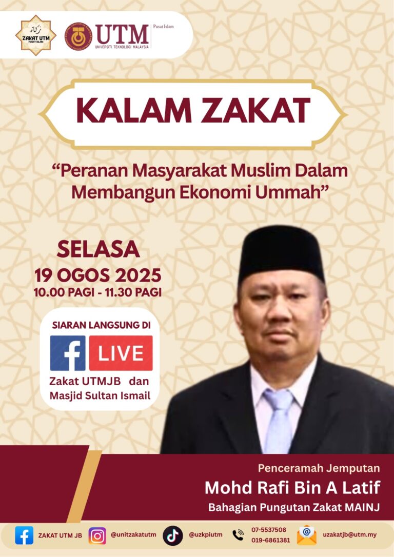Kalam Zakat : Peranan Masyarakat Muslim Dalam Membangun Ekonomi Ummah ...