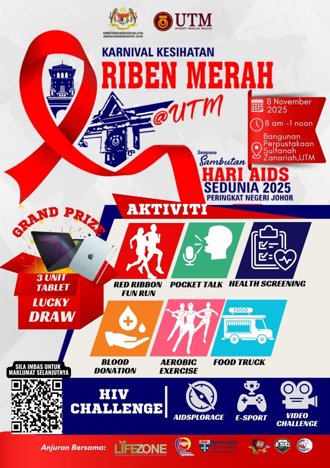 Karnival Kesihatan Riben Merah @UTM – Calendar & Events